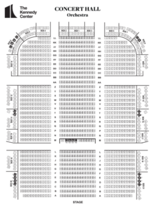 Seating Chart | Washington Performing Arts