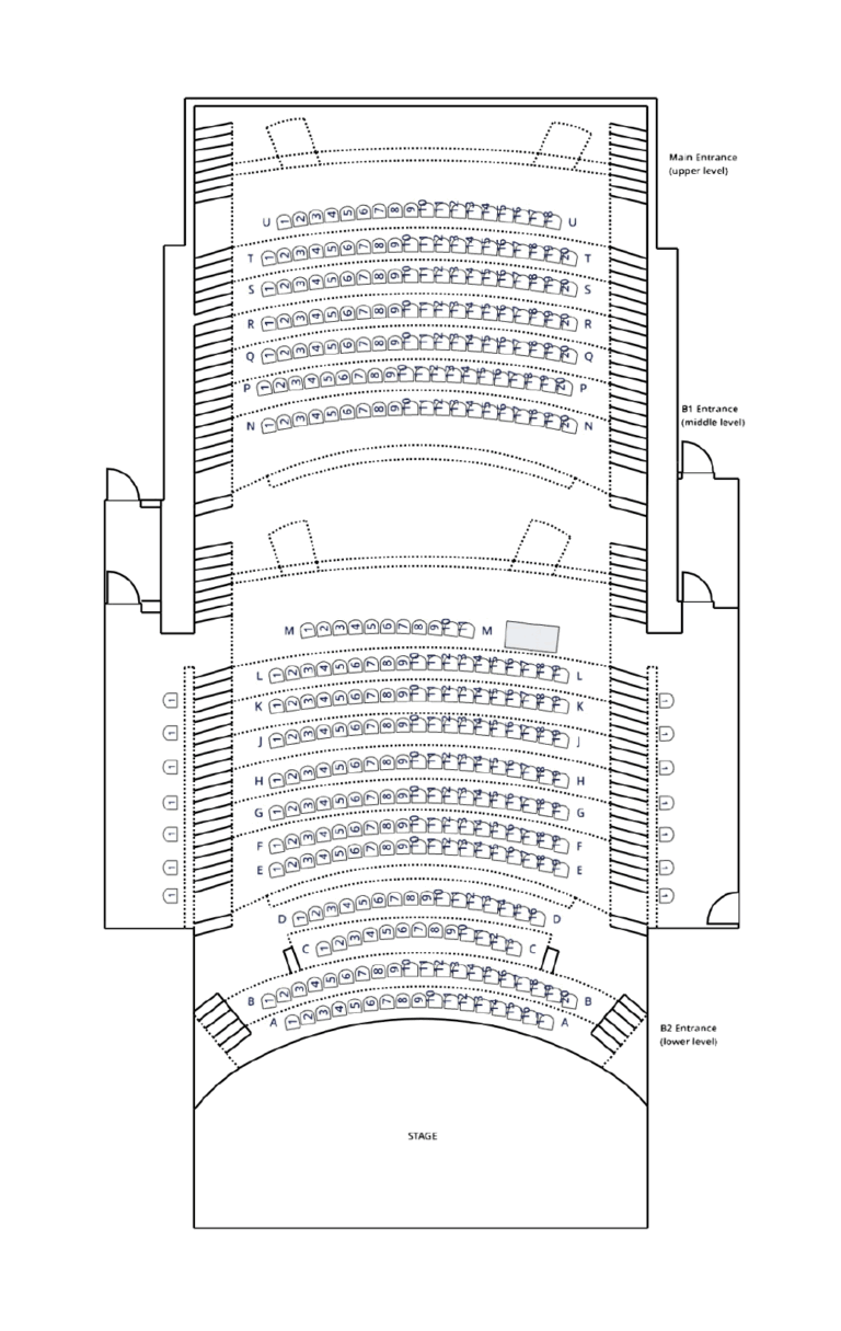 Seating Chart | Washington Performing Arts